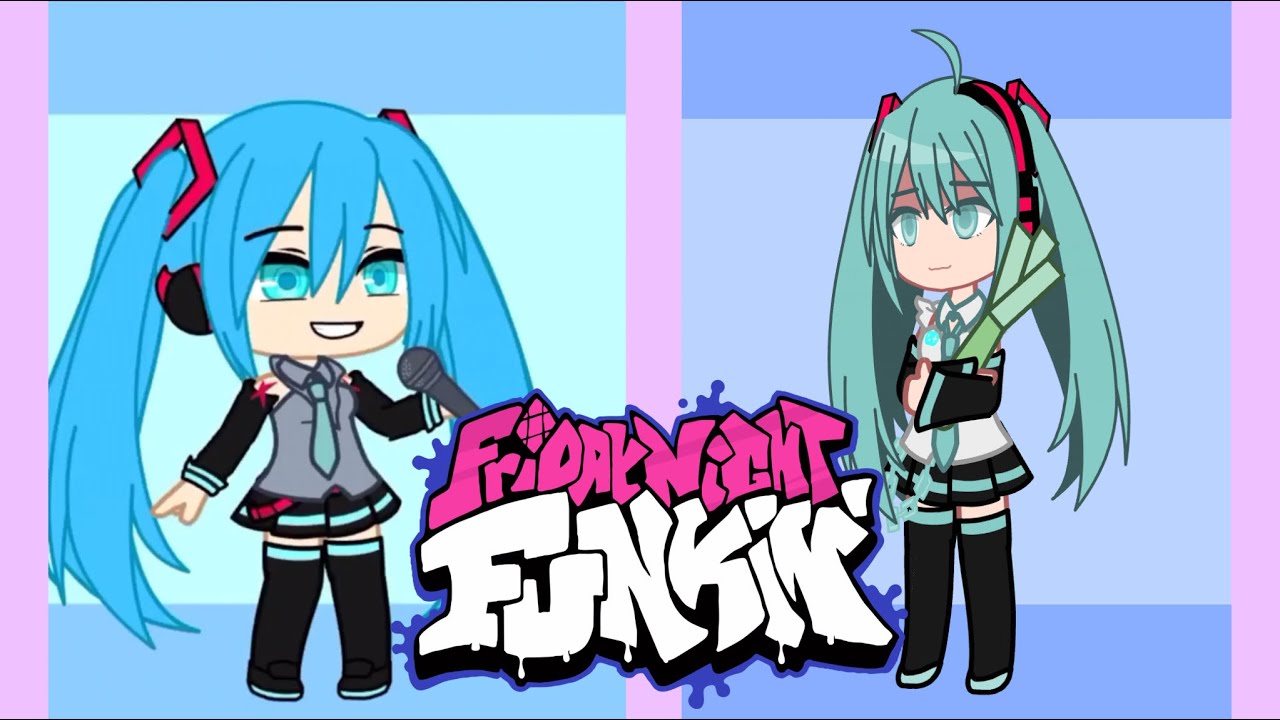 Vocaloid Outfit Battle FNF Gacha Club #fandombattlelucy - YouTube