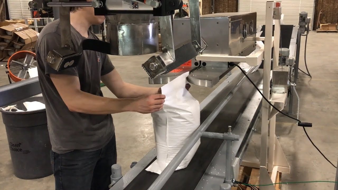 Salt Packaging Machine with Bag Sealer - YouTube