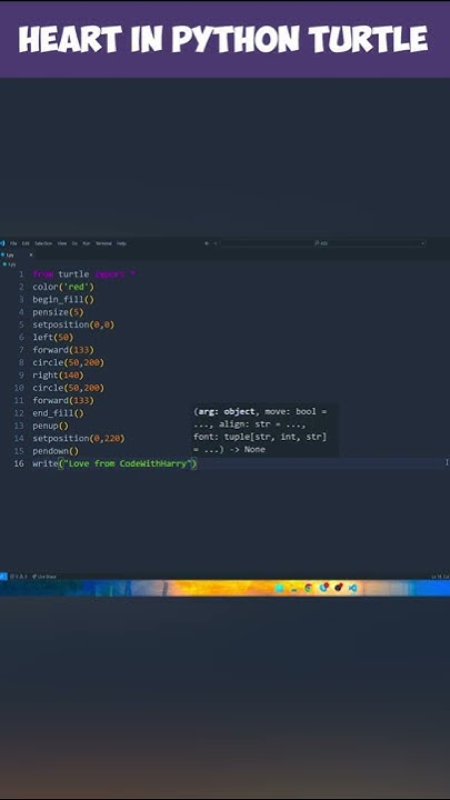 Python Heart 💘 - YouTube