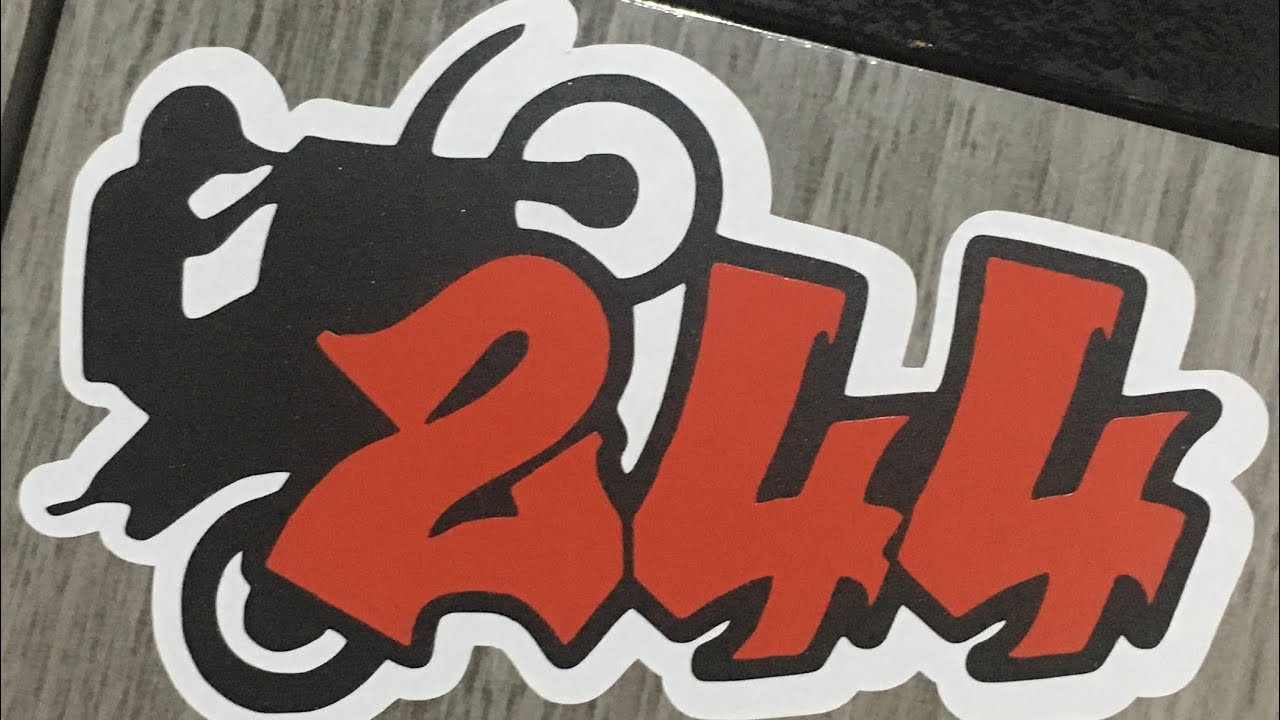 Montando adesivo do 244 - YouTube