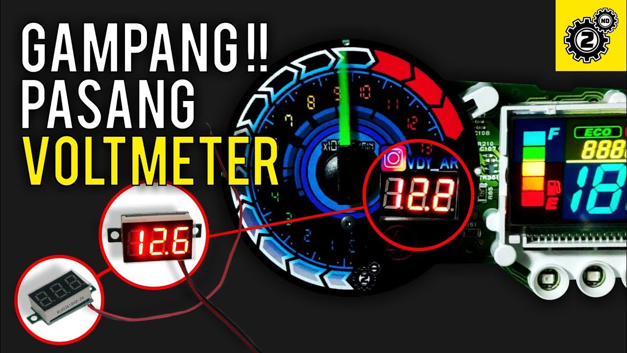 Tutorial Pemasangan Voltmeter Satria FU | Gearsecond Speedometer Official - YouTube