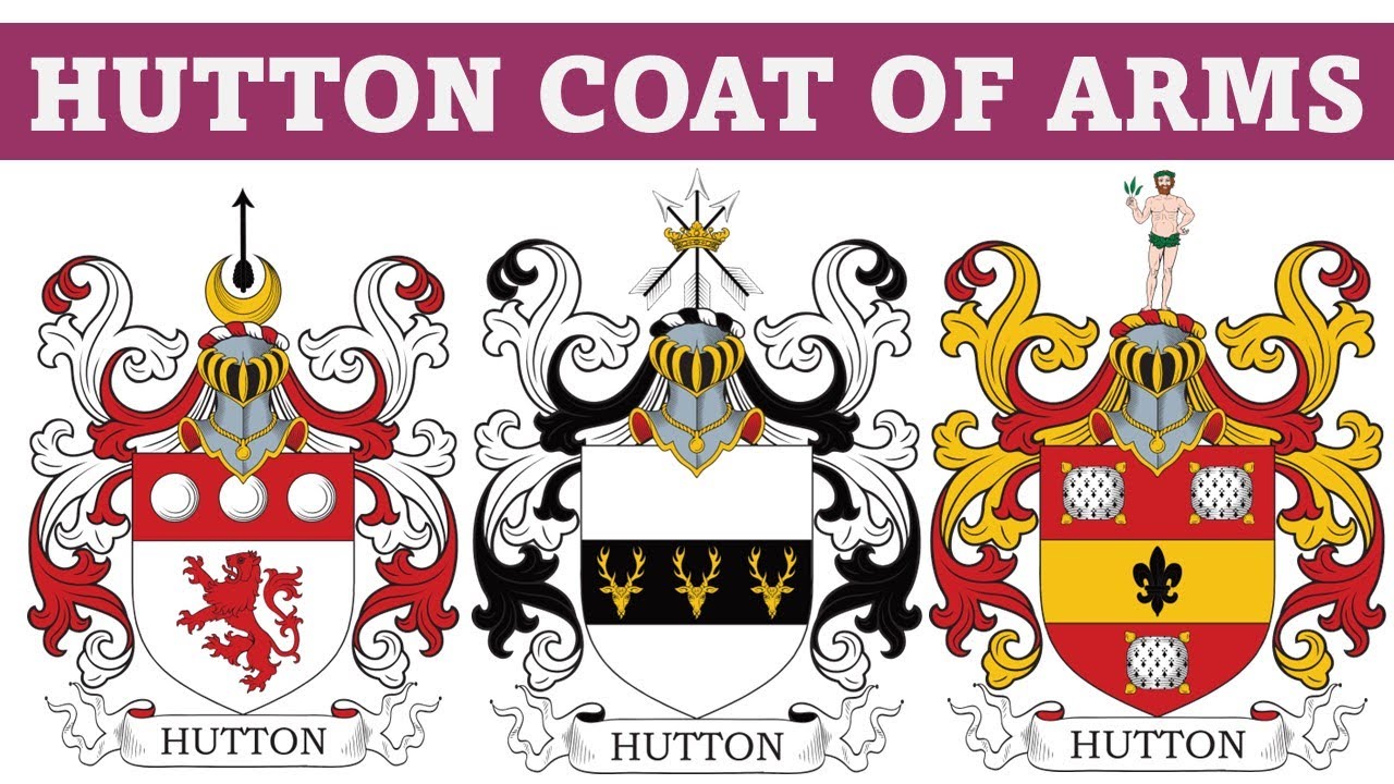 Hutton Coat of Arms & Family Crest - Symbols, Bearers, History - YouTube