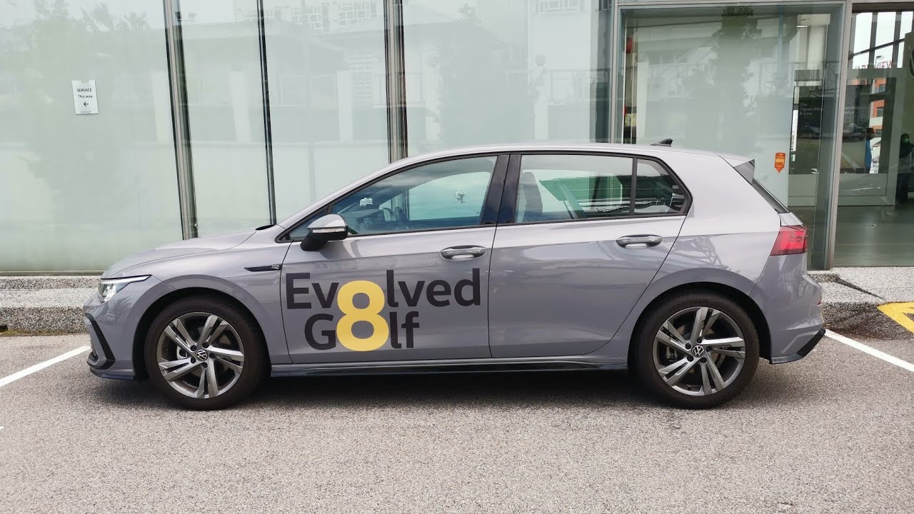 All new Volkswagen Mk8 Golf R Line 1.4 TSi Malaysia 2022 | VW Golf Mk8 ...