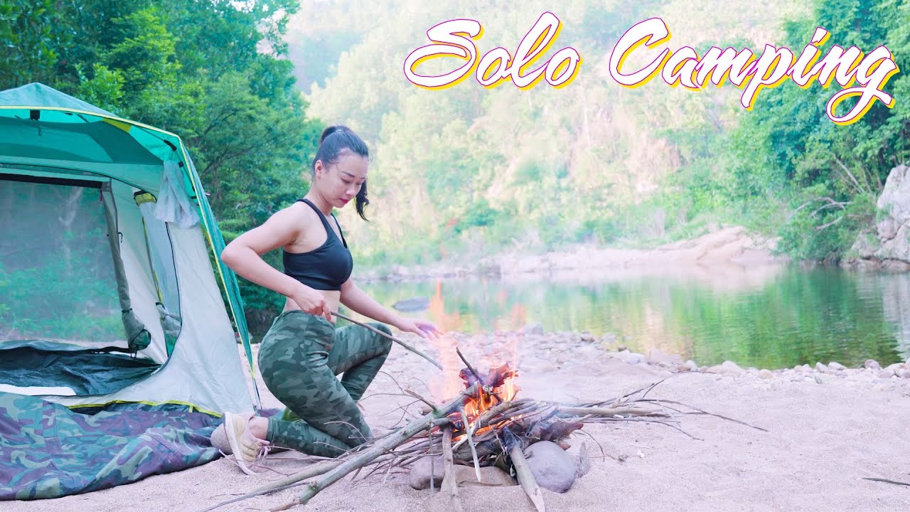 Solo Camping: Wake up in the forest, cook a Delicious Breakfast with ...