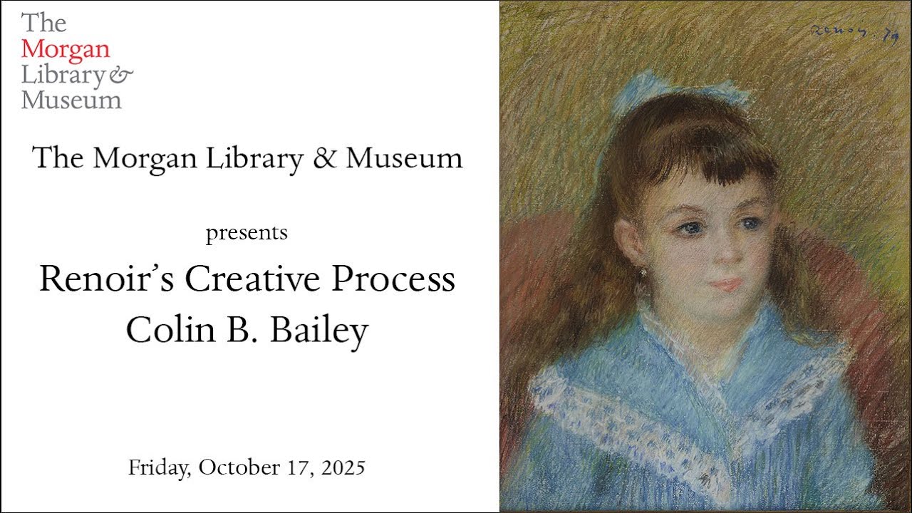 Lecture | Colin B. Bailey: Renoir's Creative Process - YouTube