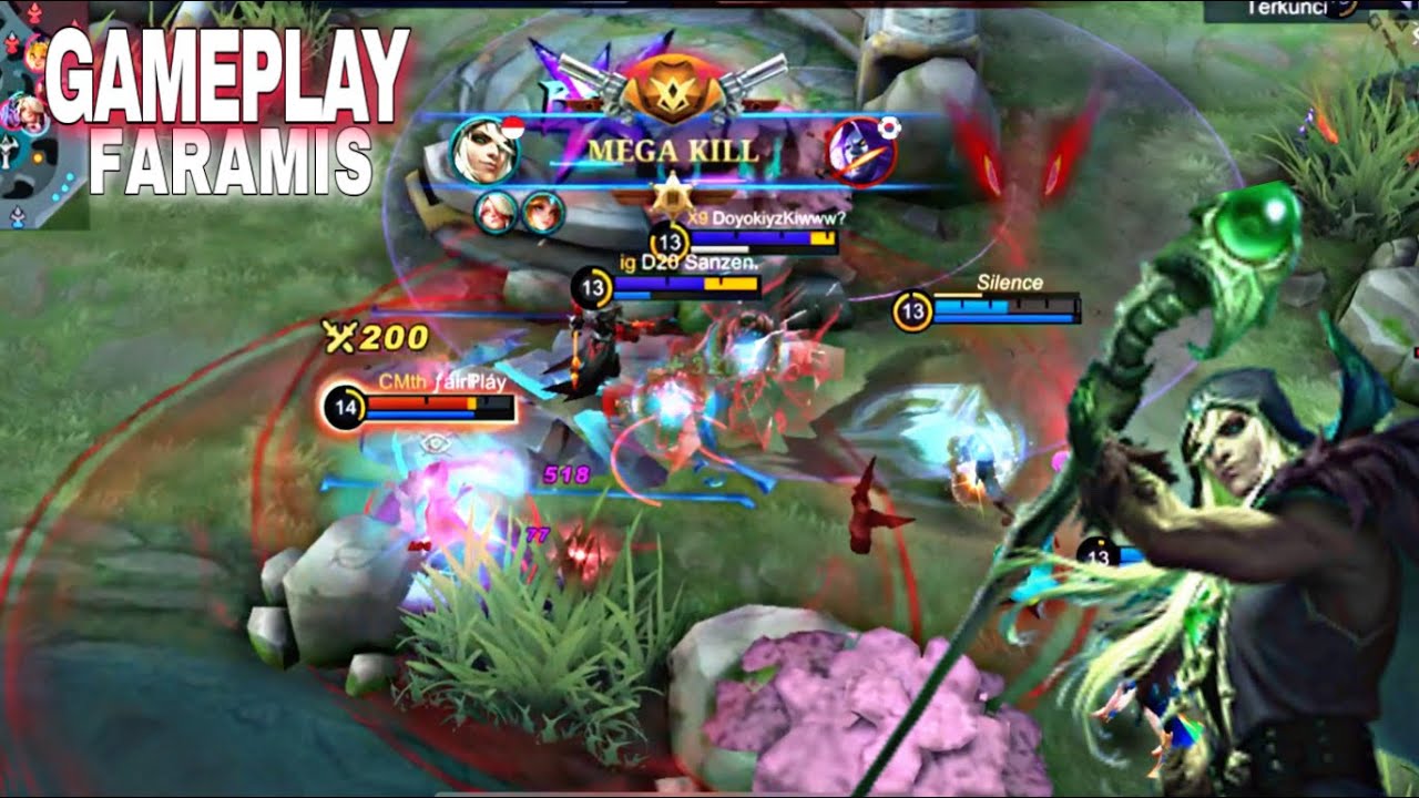 Gameplay Faramis - Faramis roam full build demage! Faramis Mobile ...