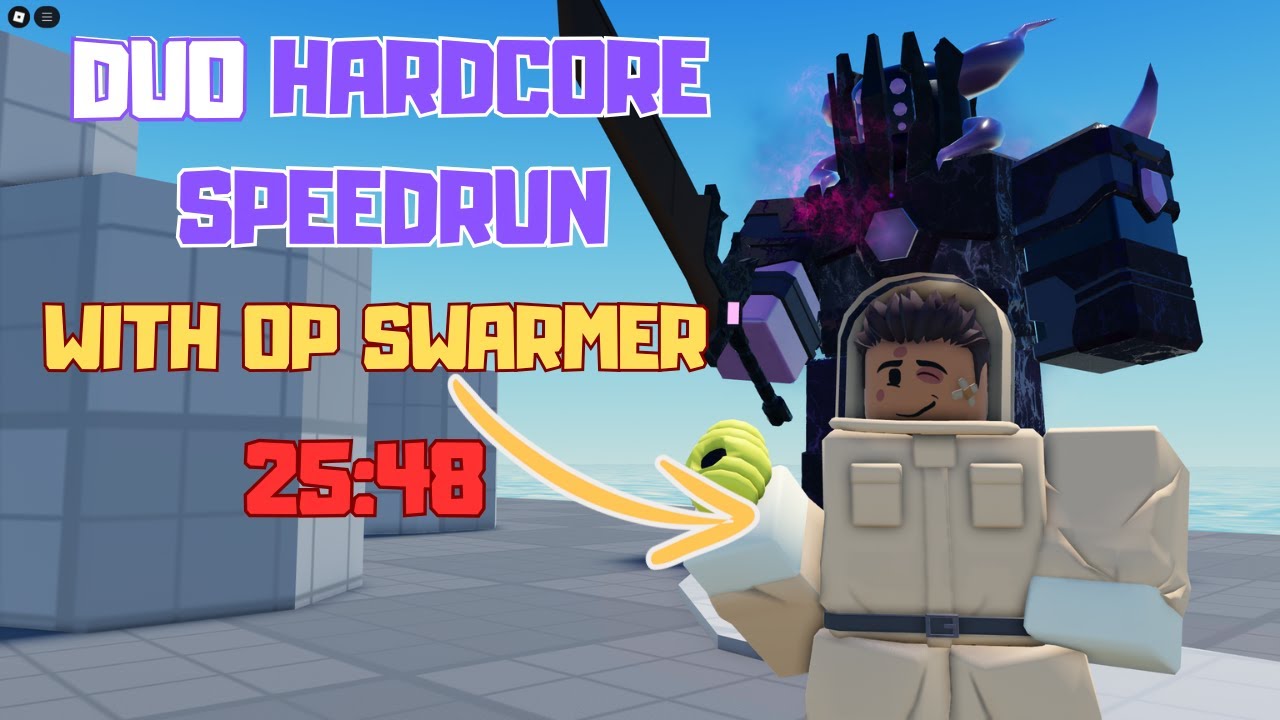 DUO HC SPEEDRUN WITH OP REWORKED SWARMER [25:48] | Tower Defense ...