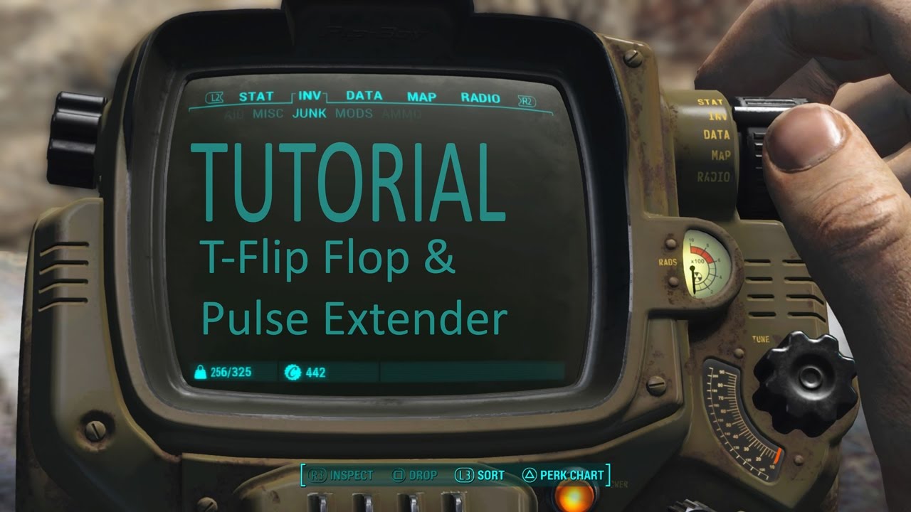 Fallout 4 Tutorial: T Flip Flop & Pulse Extender (contraptions dlc) - YouTube