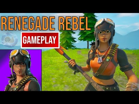New Renegade Rebel Skin Gameplay (Fortnite OG) - YouTube