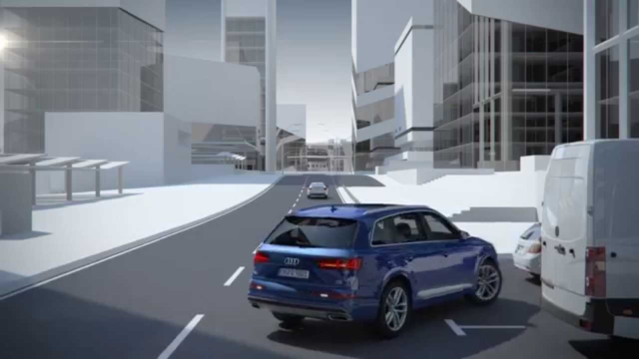 Audi Q7 Driver Assistance Systems | Rear Cross Traffic Assist - YouTube