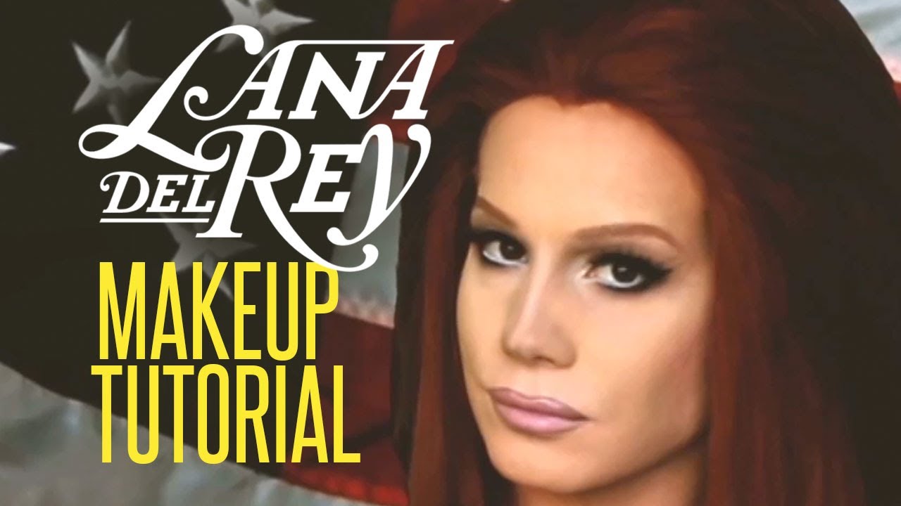 Lana Del Rey Drag Queen Makeup Tutorial - YouTube