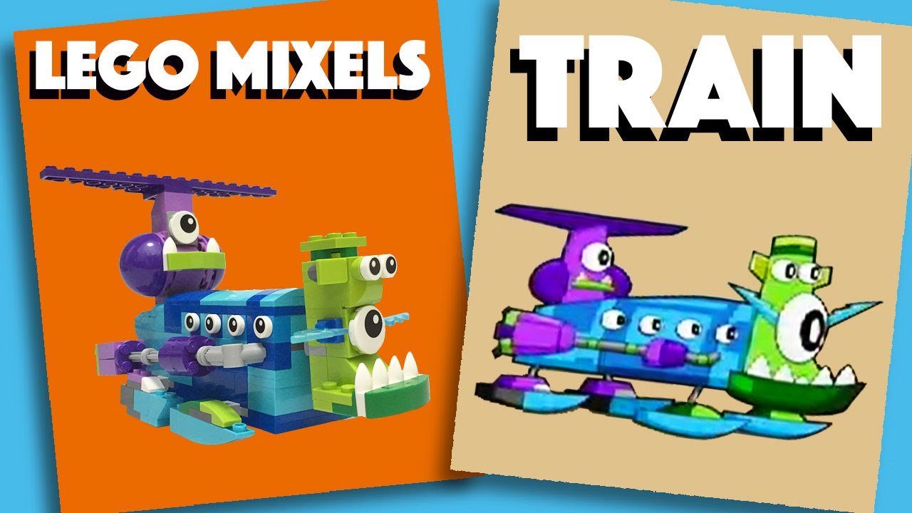 LEGO Mixels - Train - Stop Motion Build (How to Build) - YouTube
