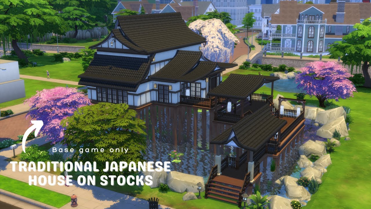 Traditional Japanese house speed build (Base game) *Part 1* - YouTube