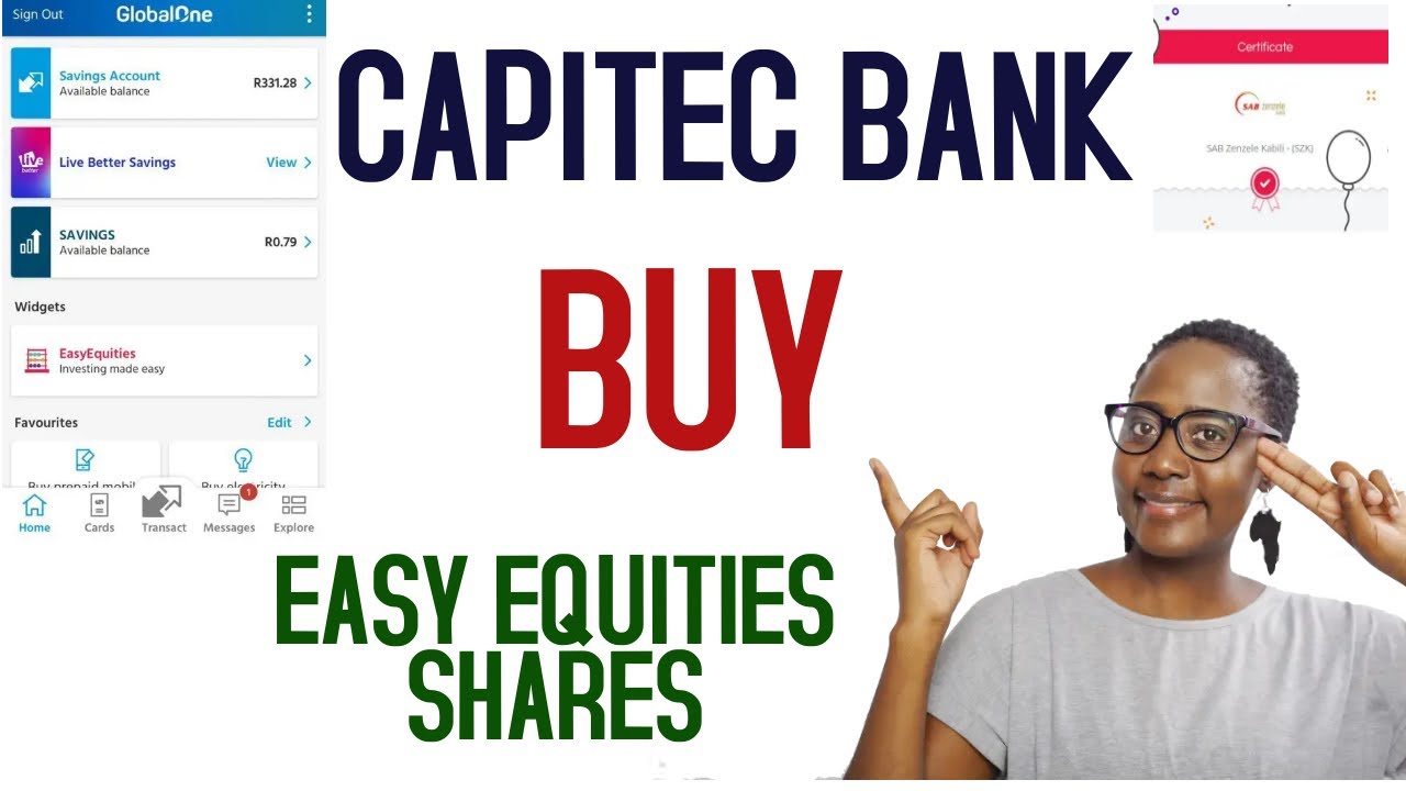 HOW TO BUY SHARES/TFSA FROM CAPITEC BANK APP EASY STEP BY STEP - YouTube