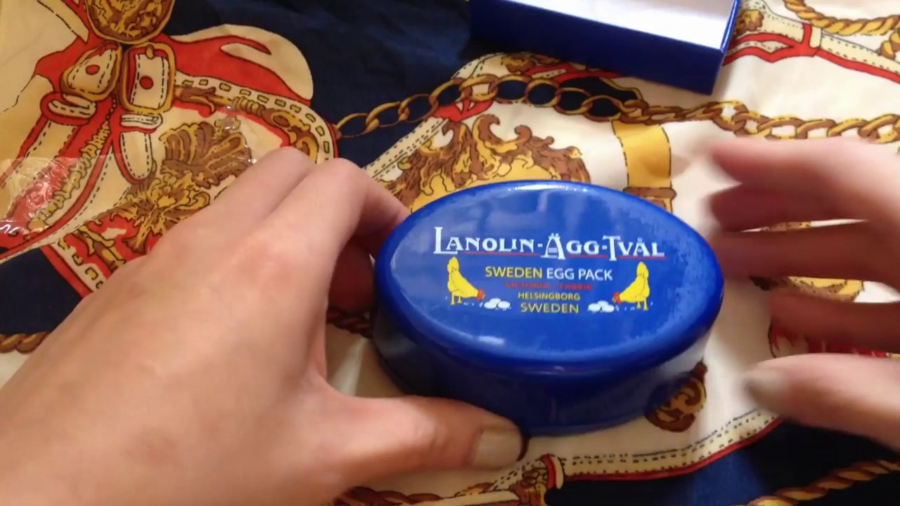 Er'PEG Victoria Scandinavian Soap AB LANOLIN 瑞典維多利亞蛋白面膜皂 - YouTube