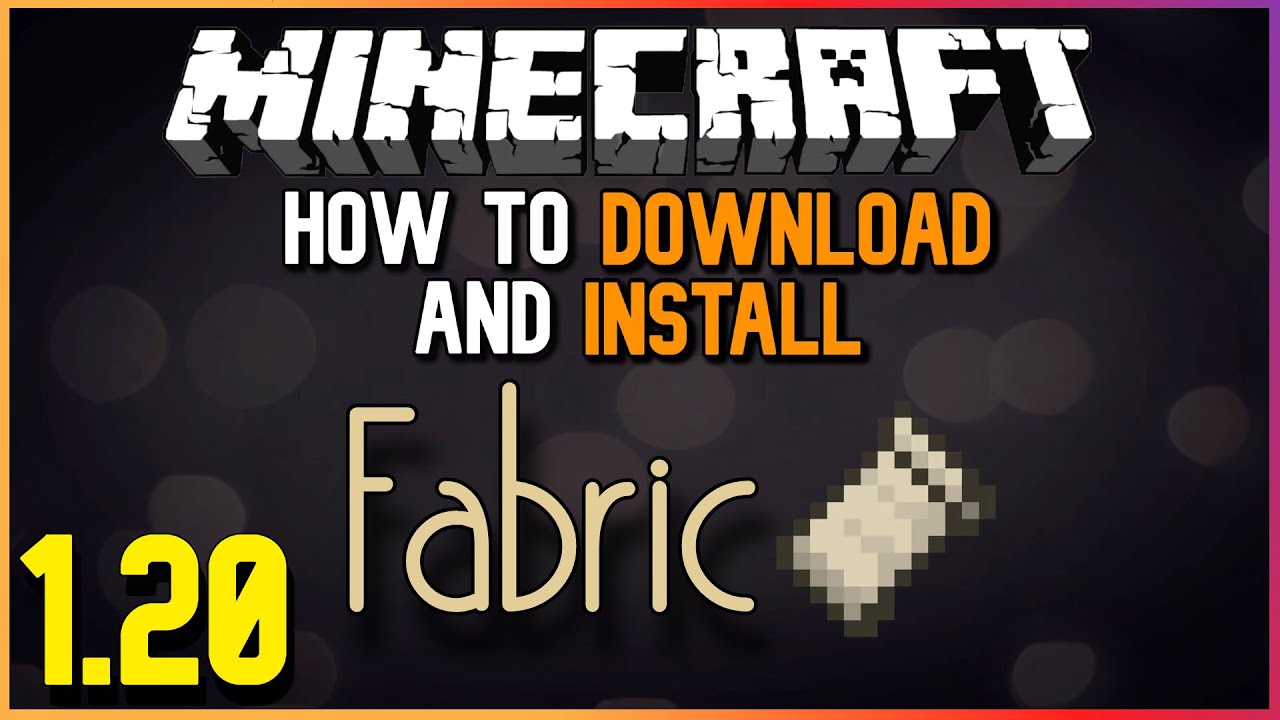 How to Download and Install Minecraft Fabric (1.20) - YouTube