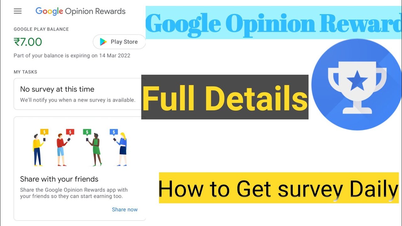 Google Opinion Reward How to Get survey Faster Google Opinion Reward ...