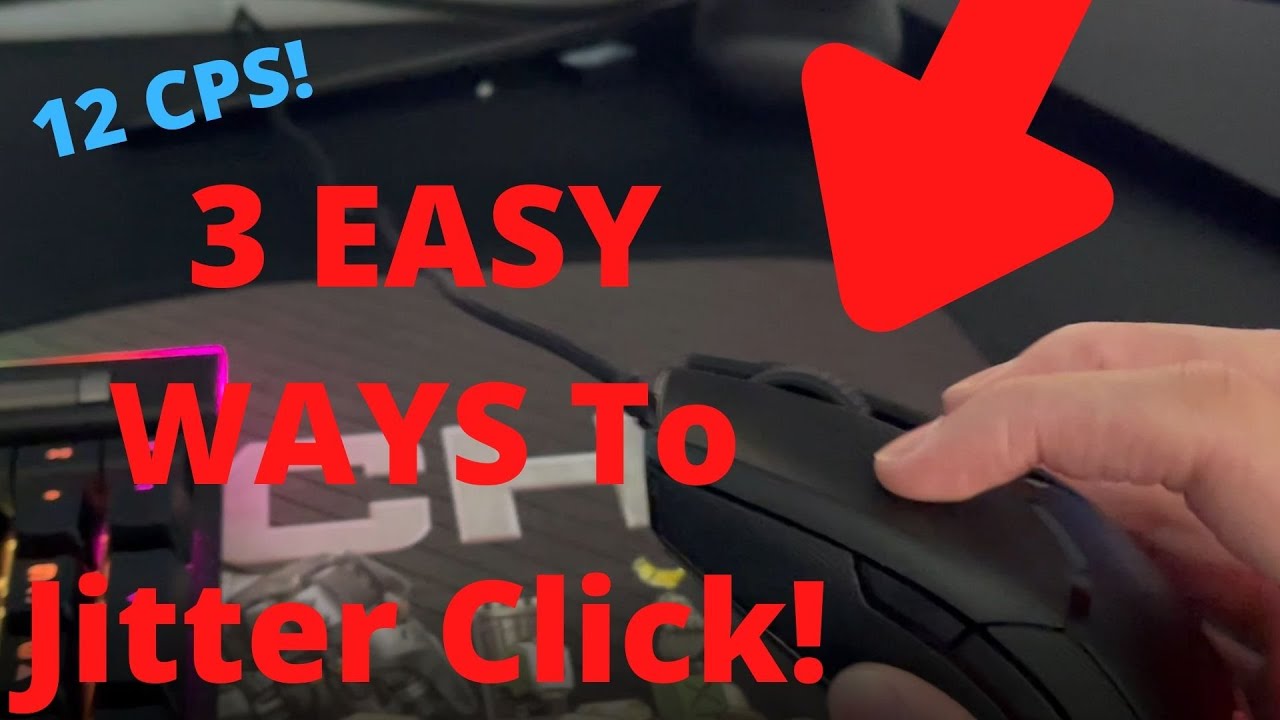 The 3 BEST Ways To Jitter Click (PVP + Keyboard And Mouse Sounds) - YouTube