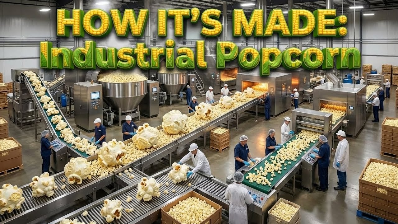 HOW IT'S MADE: Industrial Popcorn ( Full Process ) - YouTube