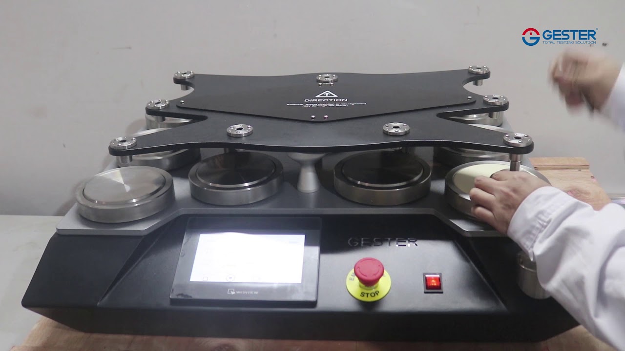 Martindale Abrasion Tester Method GT-C13B-9 - YouTube