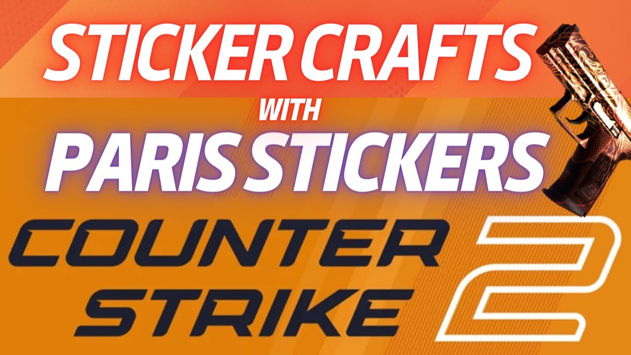 Sticker crafts With Paris Stickers in cs2 new lighting - YouTube