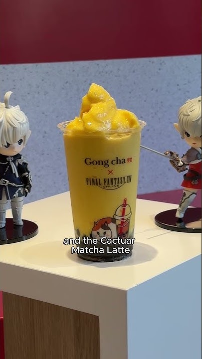 Gong Cha x Final Fantasy XIV Collab #shorts - YouTube