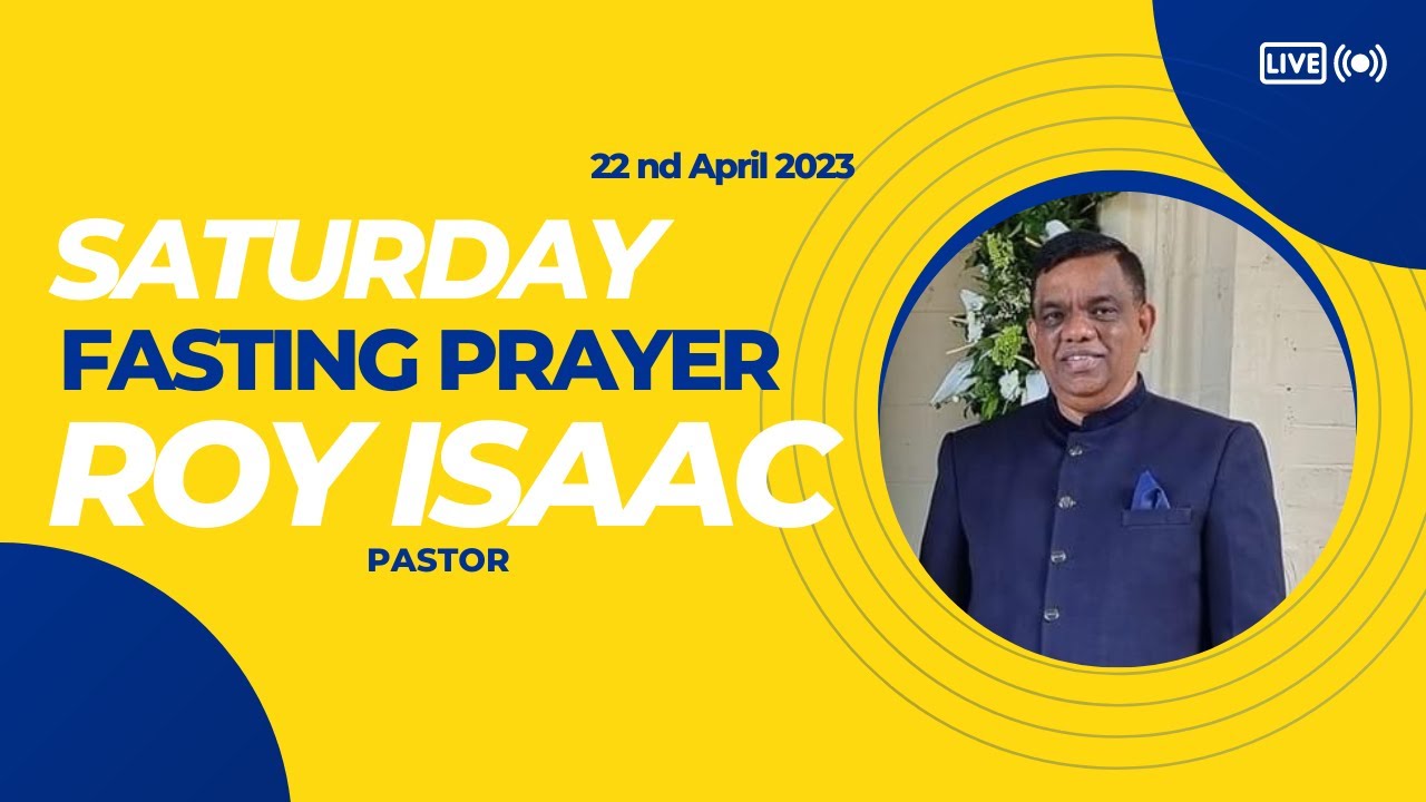 🔴 Saturday, April 22nd With Rev. Roy Isaac (Sri Lanka) - YouTube