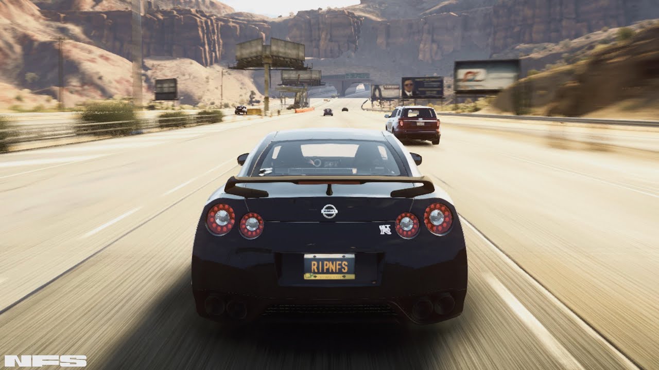 NFS Rivals | Nissan GT-R R35 Black Edition '13 'Gameplay Free Roam ...