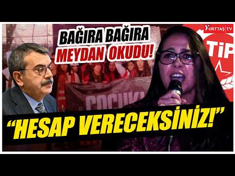 Sera Kadıgil bağıra bağıra meydan okudu! “Sizden korkmuyoruz! Hesap vereceksiniz!”