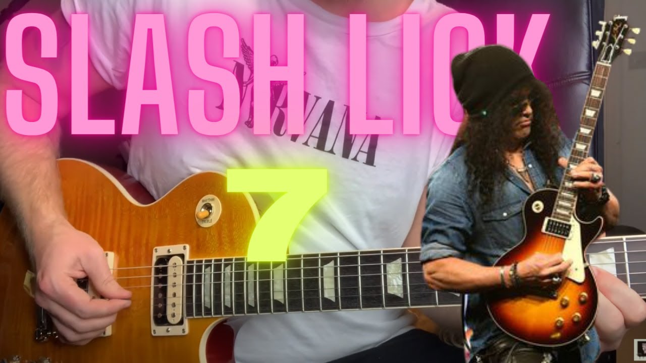 How to Play Like Slash, Slash Guitar Lick Lesson: Lesson 7 - YouTube