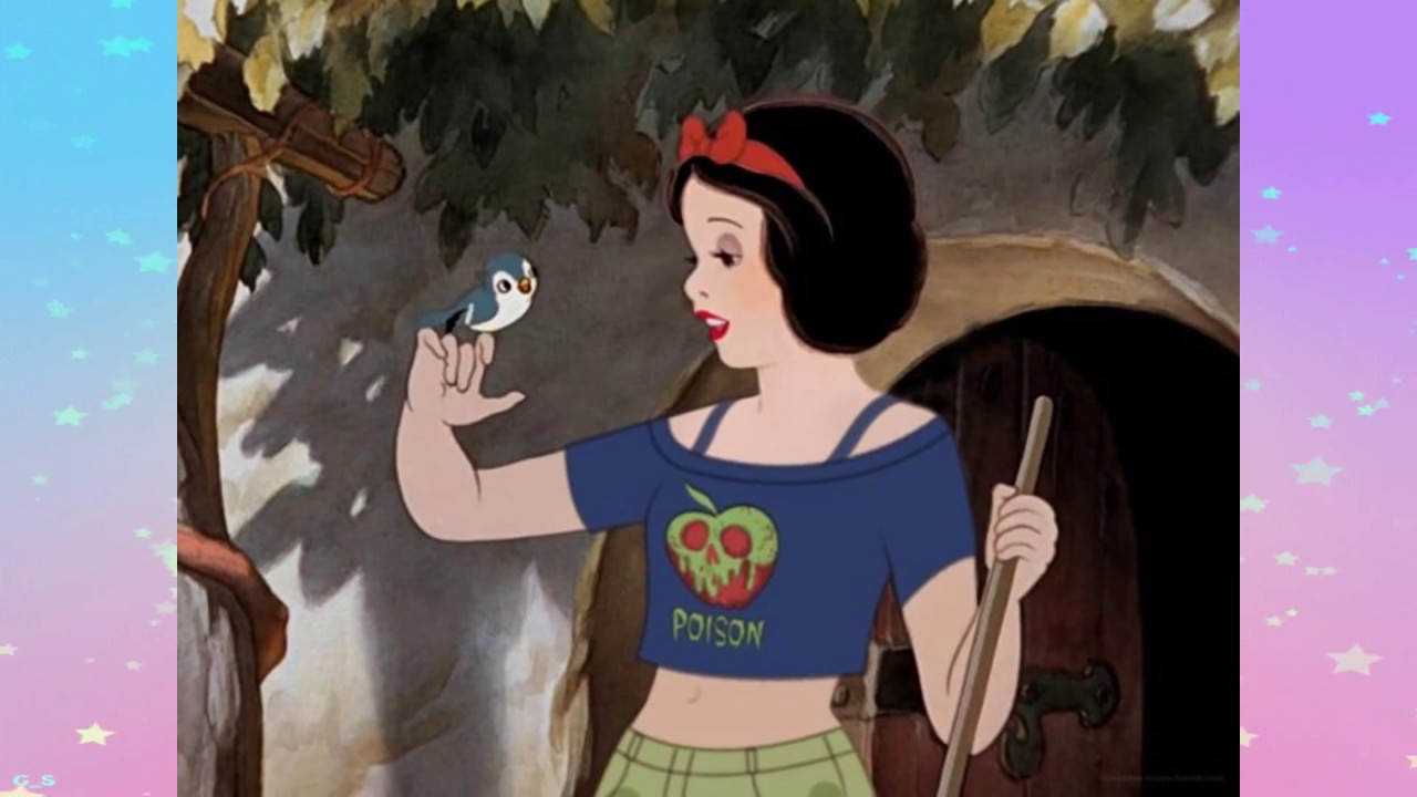 Disney Princesses Wearing Their New Outfits - YouTube