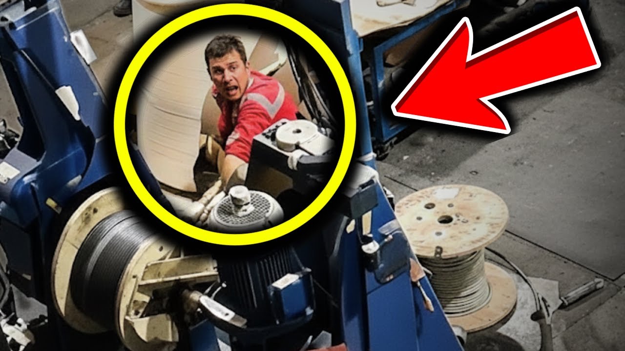 He Didn’t Realize the Danger… Until That Second | Industrial Machine ...