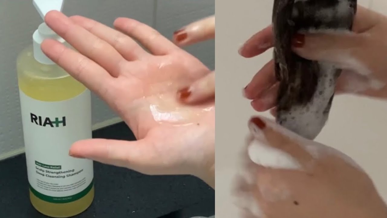 Riah scalp strenghtening deep cleansing shampoo real review 라이아 딥클렌징 샴푸 ...