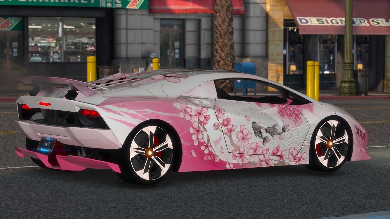 Sesto Flowers Sakura Debaged Fivem Car - YouTube