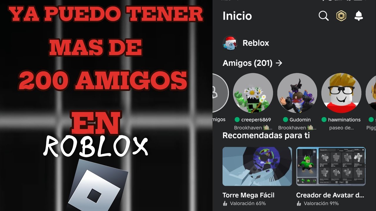 ⚠️¡YA PUEDO TENER MAS (+) DE 200 AMIGOS EN ROBLOX! 🎖️ - YouTube