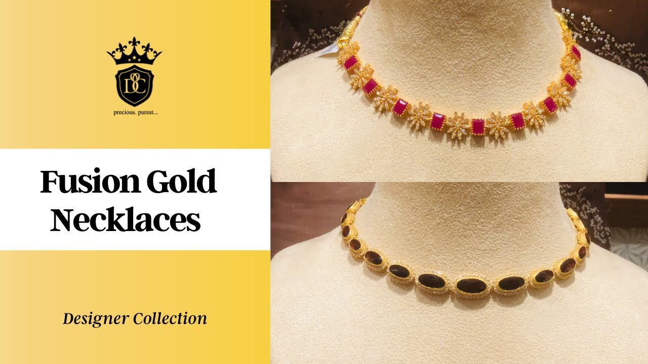 Fusion Gold Necklaces | Designer Collections - YouTube