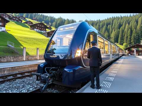 Voyagez à bord du tout nouveau train touristique de luxe de Suisse | 🇨🇭Golden Pass Express