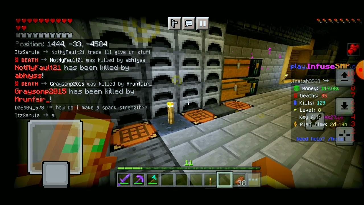 playing infuse smp part1 #minecraft #infuse #smp - YouTube