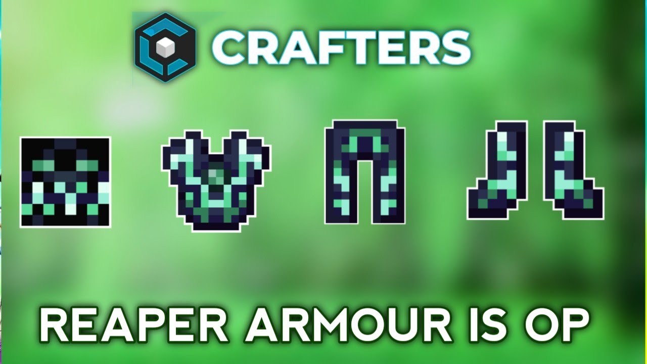 let grind for Reaper armour in craftersmc skyblock - YouTube