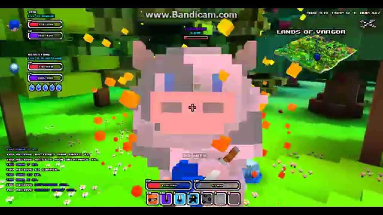 Cube World Cow Boss Kill - YouTube