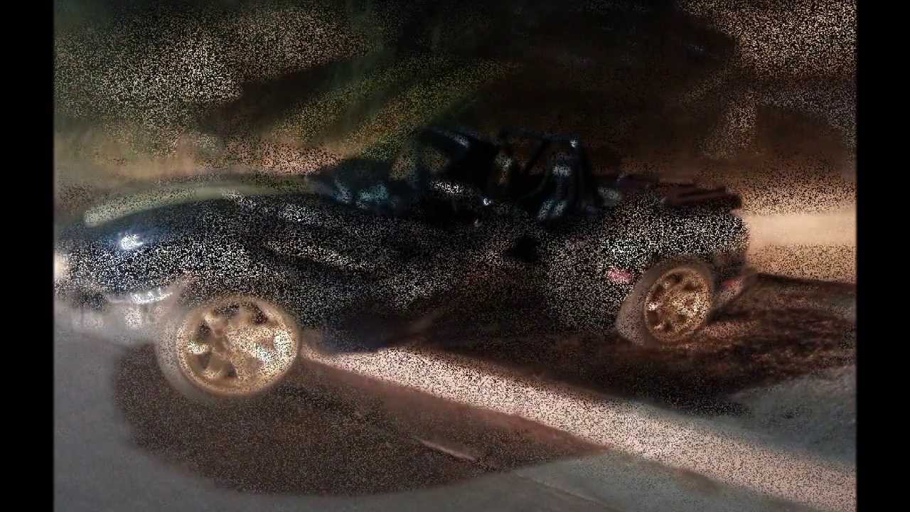 Miata drift fail crash into wall plus whining - YouTube