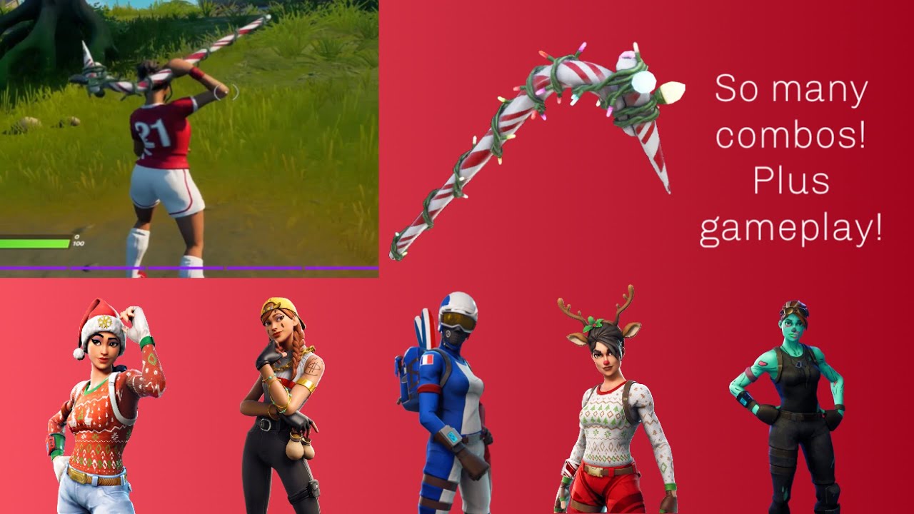 Candy Axe Combos and Gameplay - Fortnite - YouTube