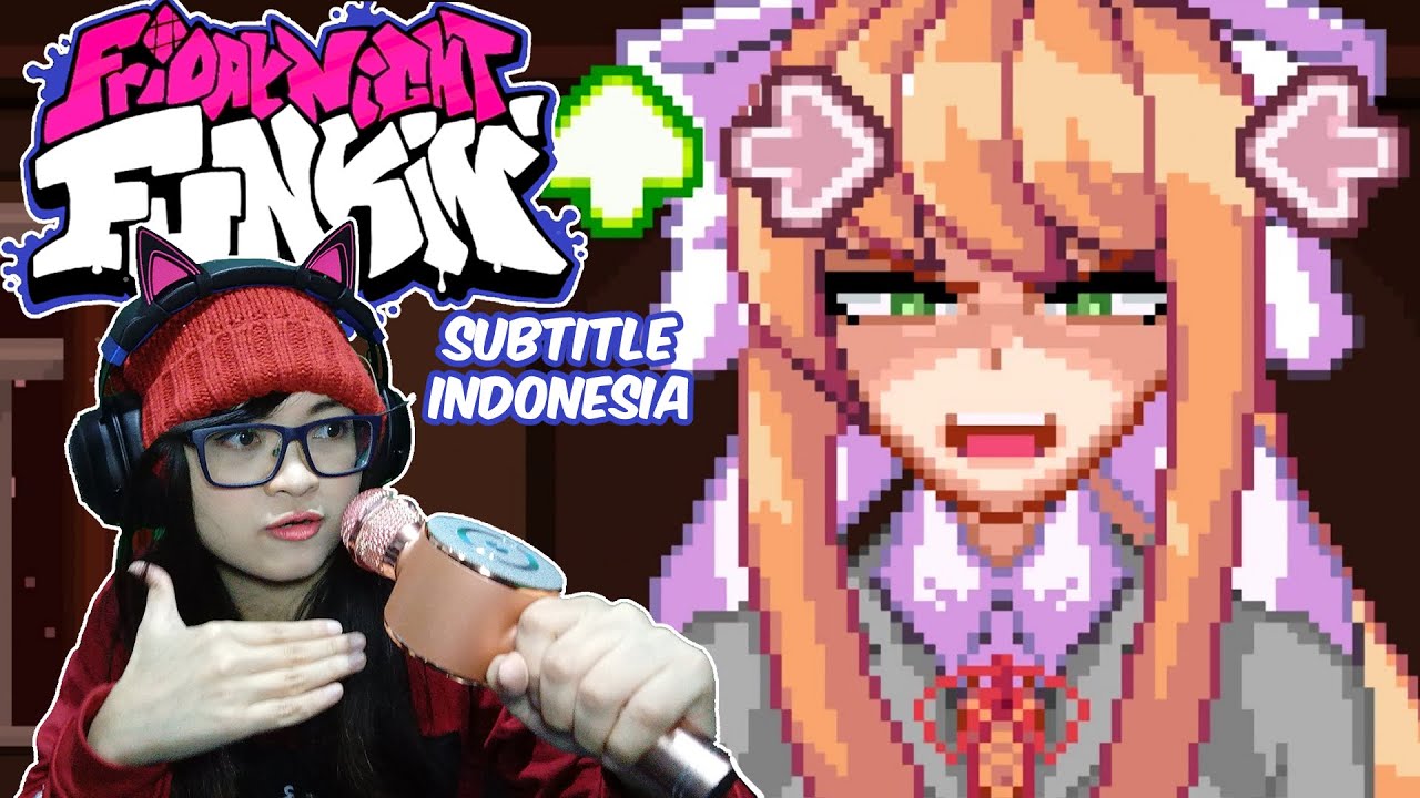 MONIKA DI FRIDAY NIGHT FUNKIN' - MOD Doki Doki Takeover (DDLC) 05 - YouTube