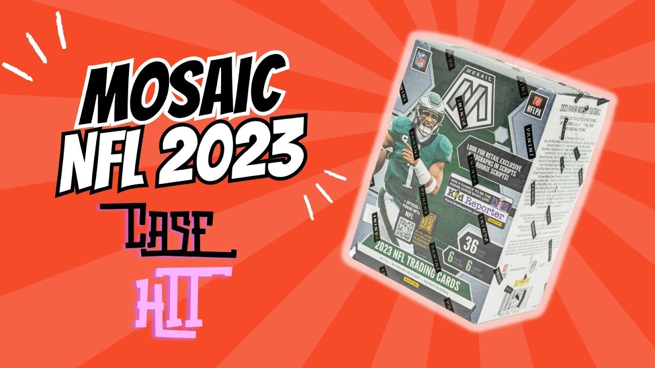 Case Hit gezogen - 2023 Panini Mosaic Football NFL Blaster Box - YouTube