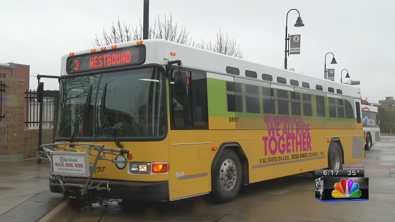 Free bus rides on Topeka Metro - YouTube