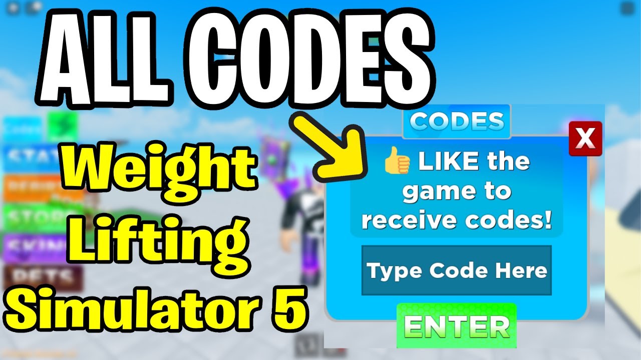 *ALL CODES* Weight Lifting Simulator 5 ROBLOX - YouTube