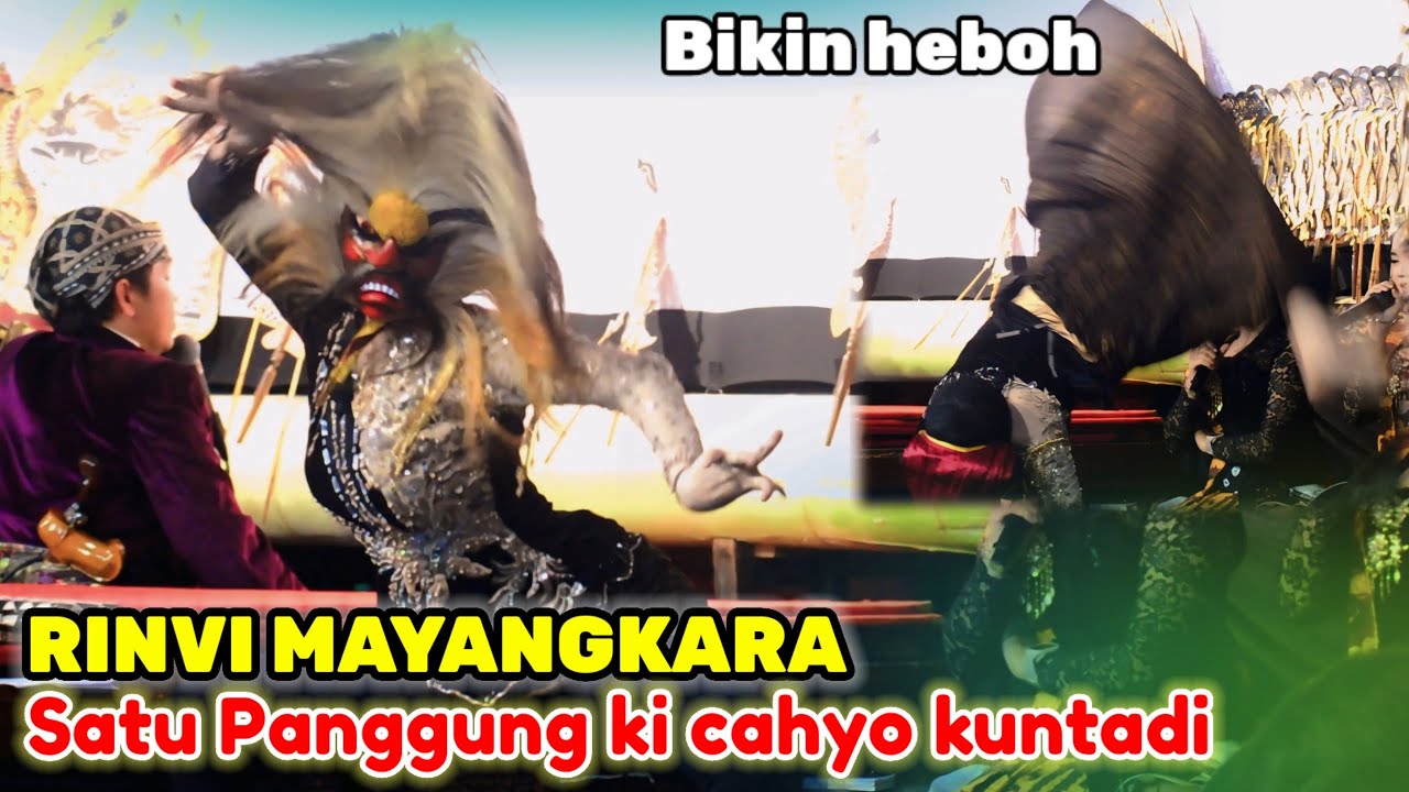 BIKIN HEBOH || RINVI MAYANGKARA JAGO JOGET JARANAN DAN GANONG SATU PANGGUNG KI CAHYO KUNTADI ...