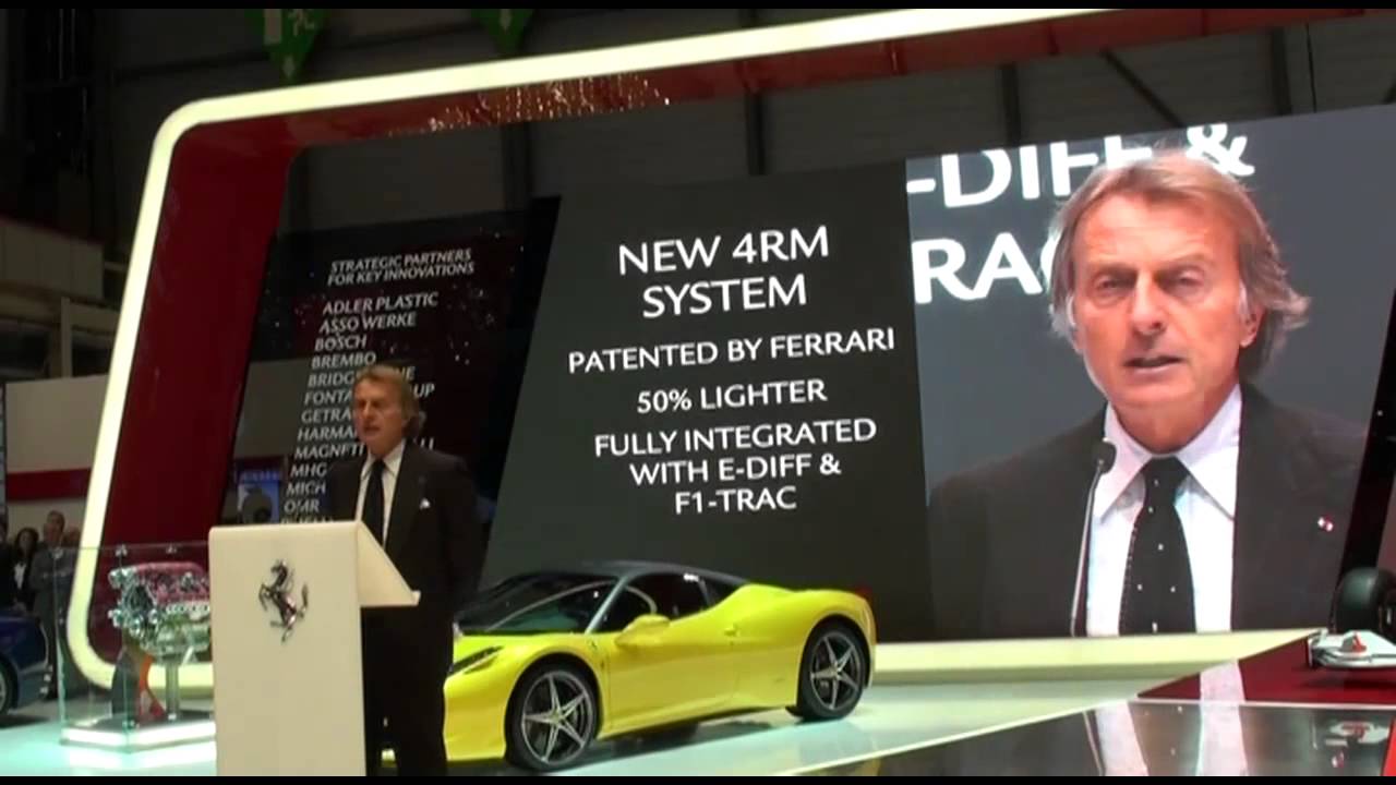 제네바 모토쇼2011 Ferrari Press Conference FF - YouTube