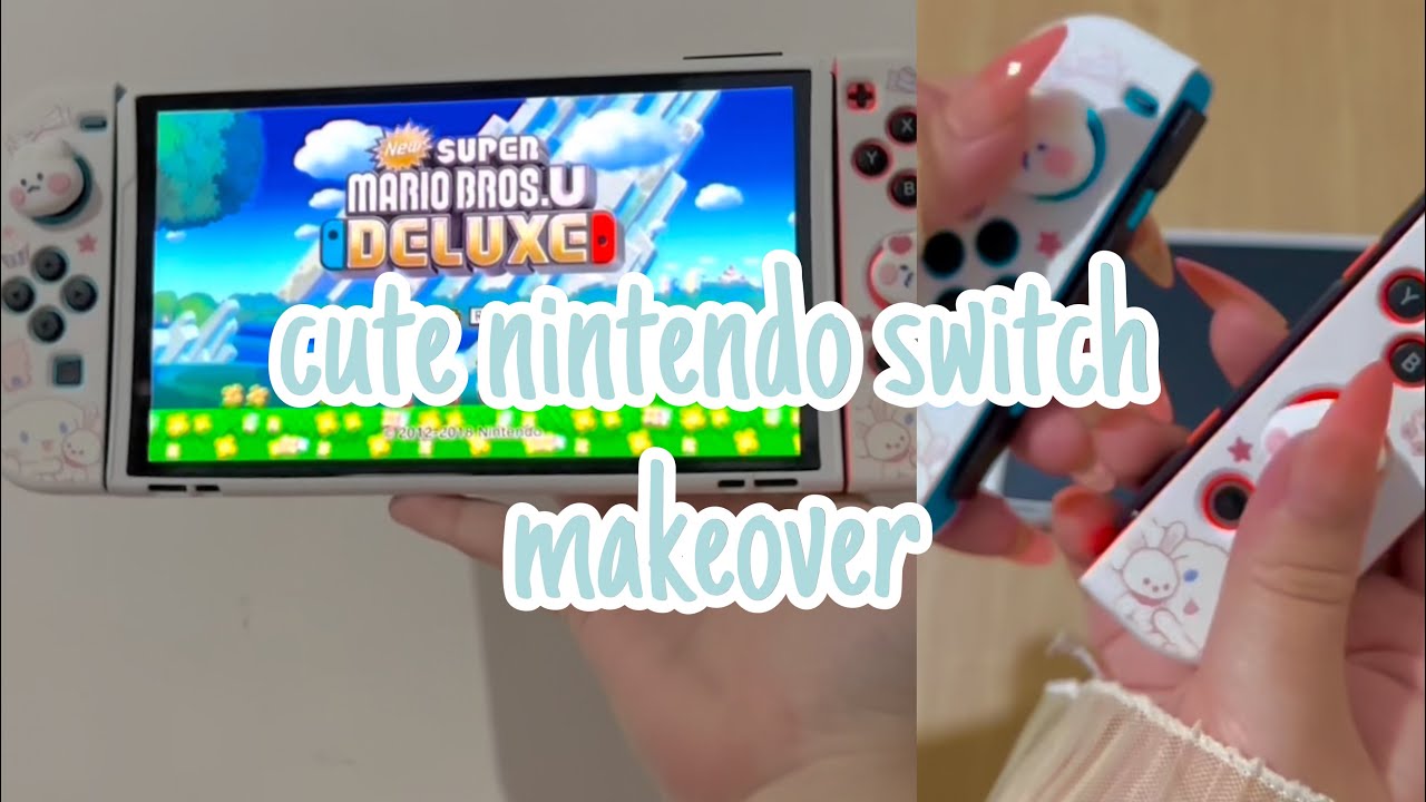 Cute Nintendo Switch Accessories/ Switch Makeover - YouTube