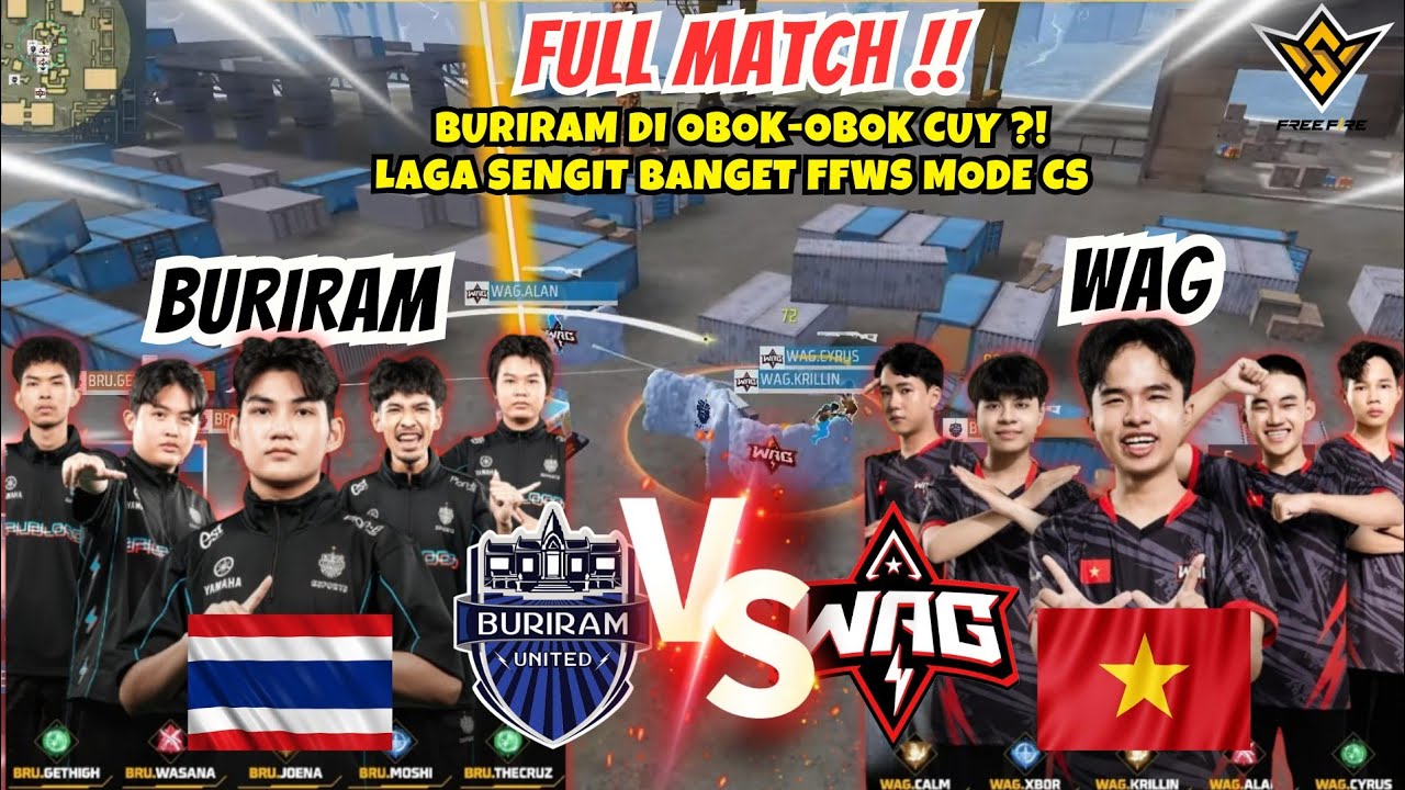 BURIRAM VS WAG FFWS SEA PRE-SEASON 2025 Spring - CS Knockout Stage ...